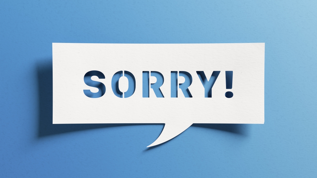 Need to say "sorry"? First ask who, how, when, what and why. - Alder